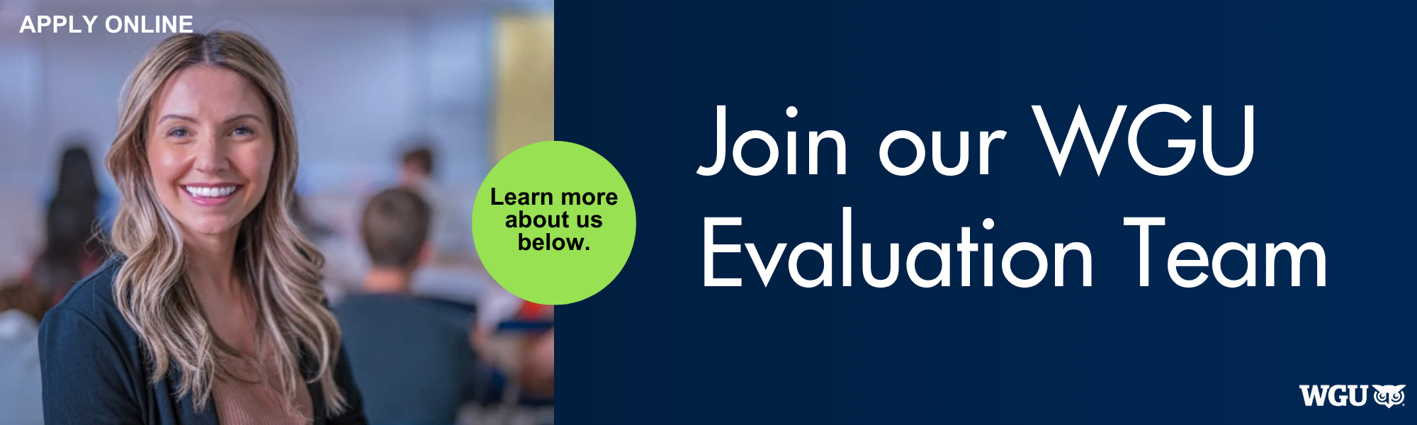 Visit WGU.edu Search for Jobs